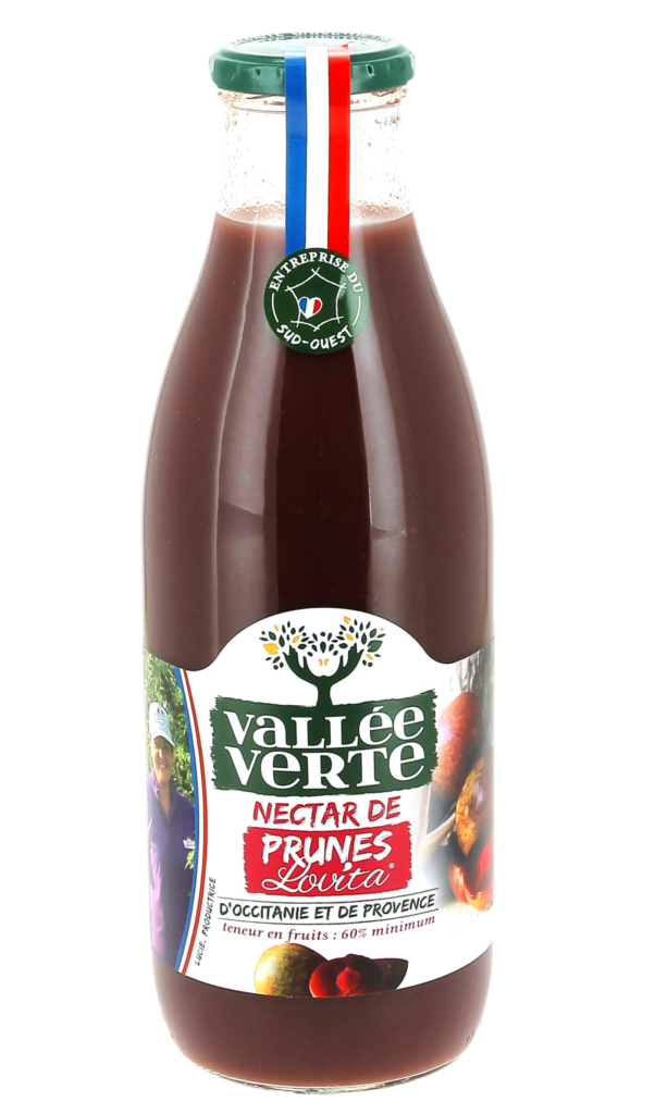 Nectar de Prune Lovita - 6 bouteilles 1L - Jus Vallee Verte